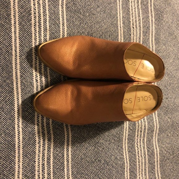 Sole Society | Shoes | Sole Society Rose Gold Mules | Poshmark